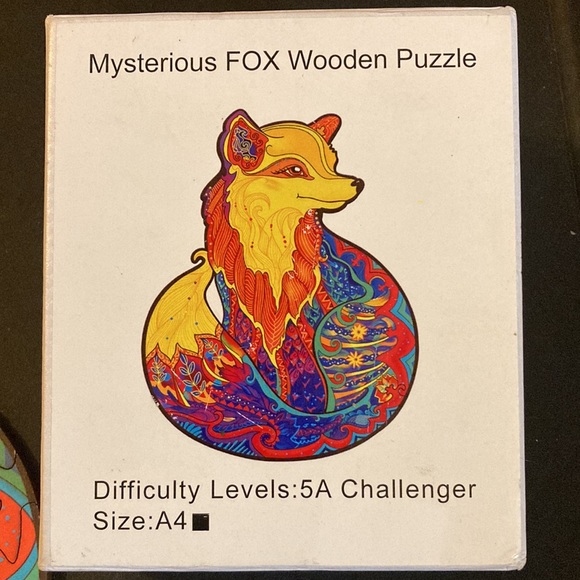 Games | Wooden Fox Puzzle | Poshmark